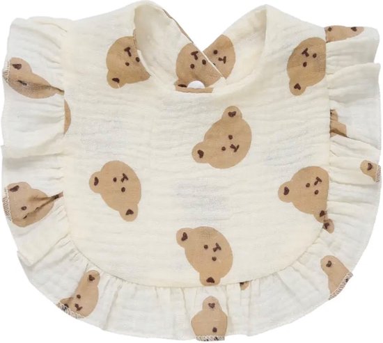 Slab - Slabbetjes - Pasgeboren - Baby - Set van 3 - Burp Doeken - Ruche ...