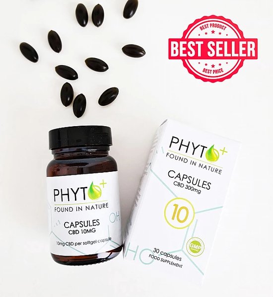 Phyto plus- CBD capsules - 10mg- Voedingssupplement- Softgel Capsule ...