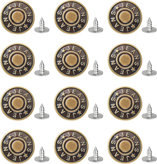 Jean Buttons, 12 Stuks 20 mm Button Extender voor Broek, Vervanging ...