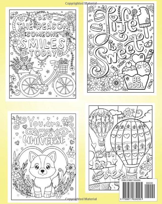 Be The Reason someone Smiles Today - Inspirational Coloring Book ...
