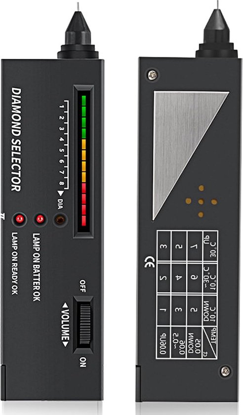 Diamant tester - Hoge nauwkeurigheid - Met LED - Draagbaar - Diamond ...
