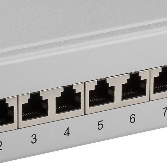 CAT6 10 inch patch panel 12 poorts - Netwerkkabel - Computerkabel ...