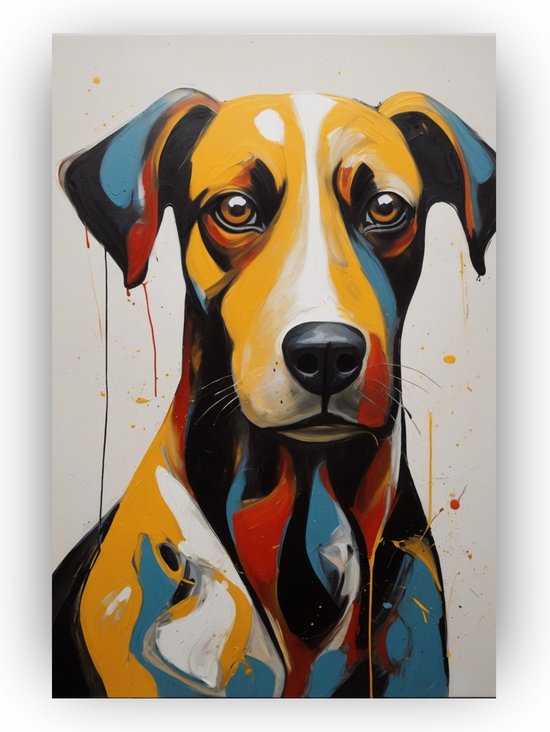 Hond Pollock stijl schilderij - Jackson Pollock schilderijen ...