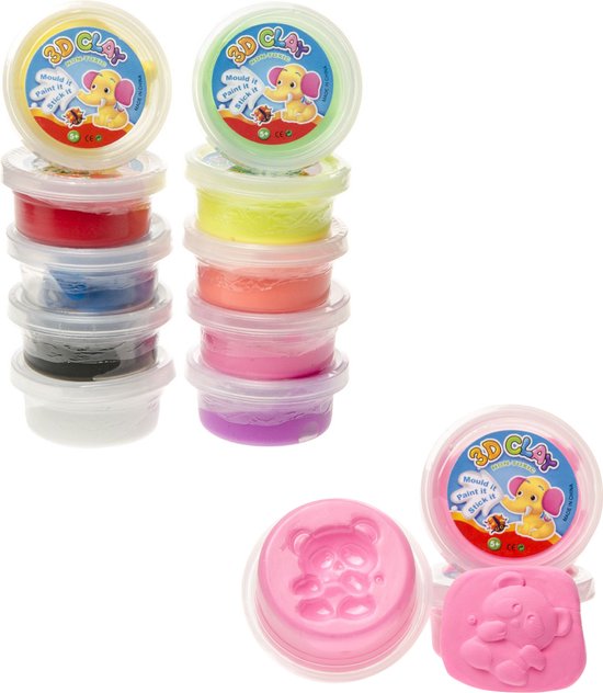 Kneed je eigen Stuiterbal 12 STUKS - Stuiterballen - Bouncing Putty - DIY - Speelgoed... | bol