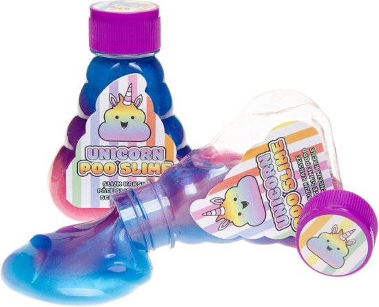 Eenhoorn slijm 2 STUKS - Unicorn slime - Eenhoorn putty - Unicorn putty ...