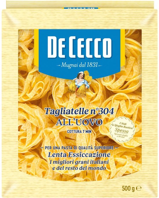 Dececco Tagliatelle all'uovo no. 304 500 gram | bol
