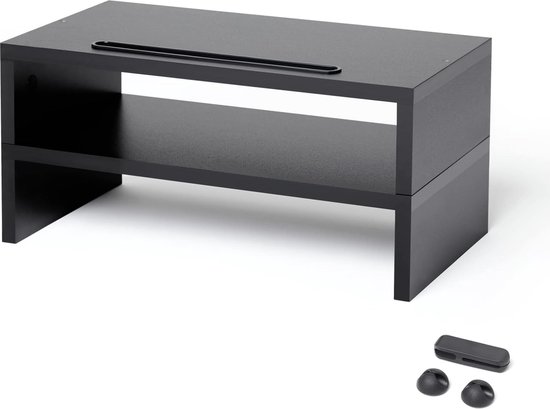 Monitorstandaard verhoger, metalen computerstandaard - Dual Monitor ...