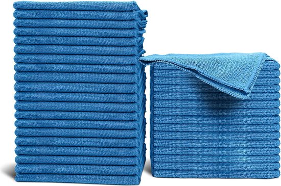 Microvezeldoeken, set van 36 stuks, pluisvrij, streepvrij, microvezel ...