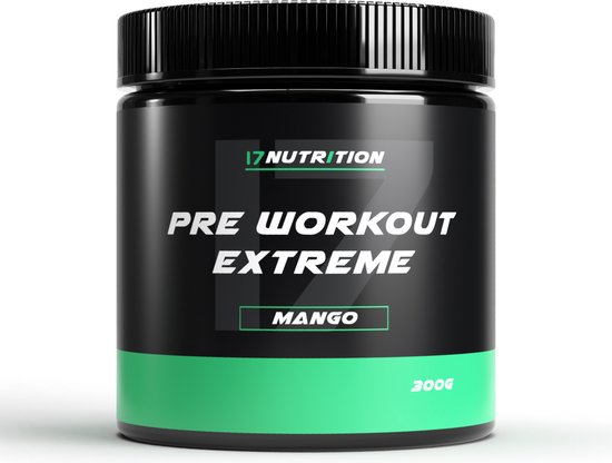 Pre Workout Extreme | 300 Gram | Met Cafeïne | Mango | 17Nutrition ...