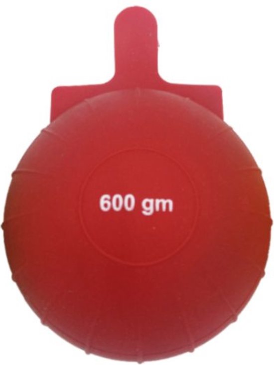 Nockenbal 600 Gram Rood, Speerwerp Oefenbal | bol