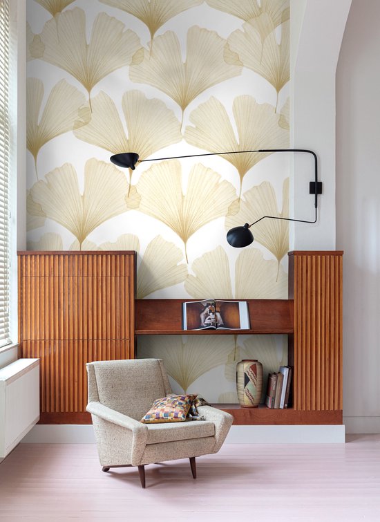 Behang Ginkgo Goudgeel | bol