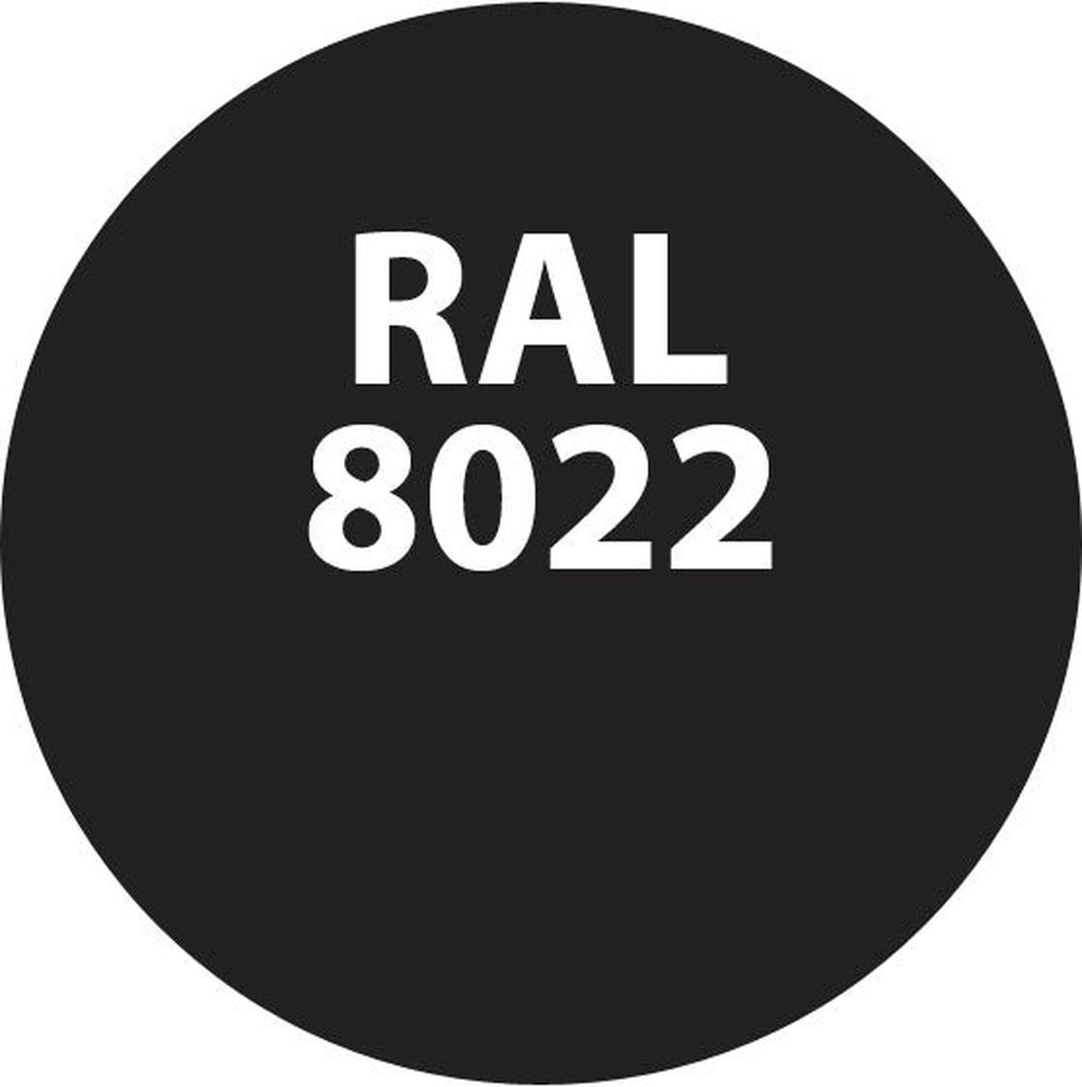 Brllnt Coat Hybride SP - Grondverf Hout - RAL 8022 Zwartbruin | 1 Liter | bol