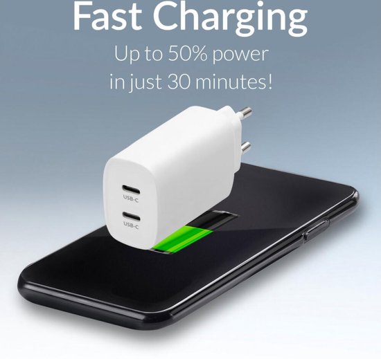 Mobilize 45W Power Delivery / PPS Charge Duo Poorts USB-C Adapter ...