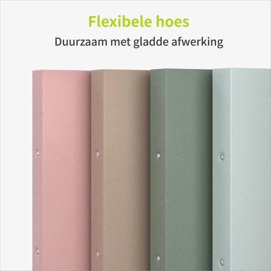 ringband A4 - Map smal, Pastel, Met 2 ringen | bol