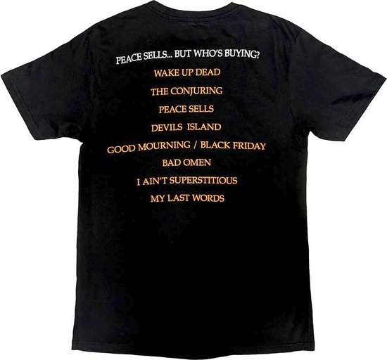 Megadeth - Peace Sells Album Cover Heren T-shirt - 2XL - Zwart | bol
