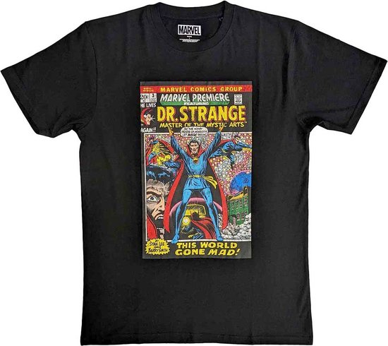 Marvel Doctor Strange - This World Gone Mad Heren T-shirt - S - Zwart | bol