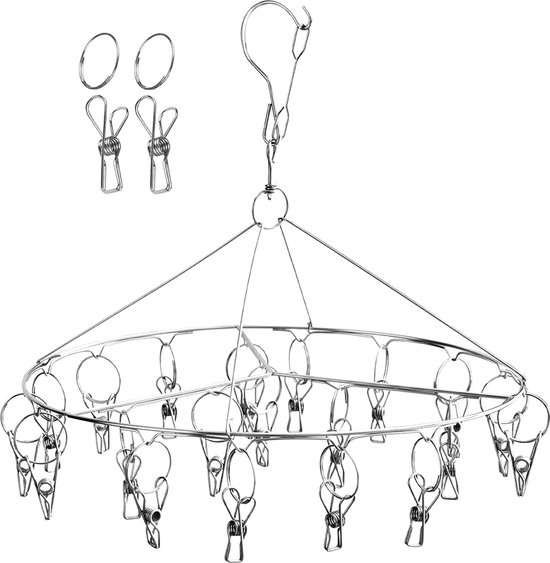 Roestvrij stalen sokkendroger, sokkenhouder baby mini wasdroger ...