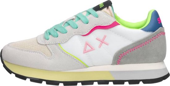 Sun68 Ally Color Explosion Lage sneakers - Dames - Wit - Maat 40 | bol