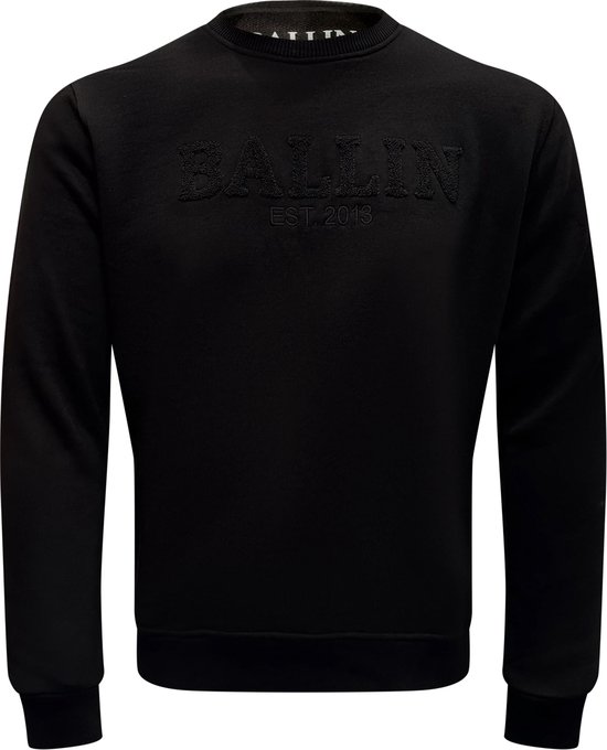 Ballin - Sweater - Heren - S - Zwart - Katoen - 2357 | bol