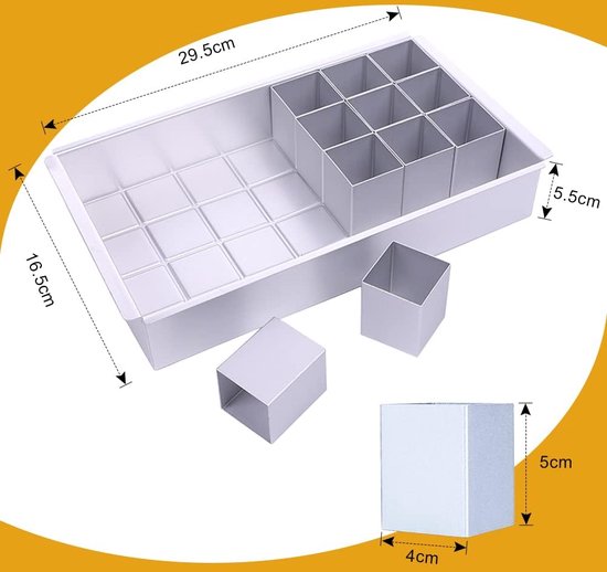 Bakvormen, aluminium, verstelbaar, bakvorm, letters, cijfers, taartvorm ...