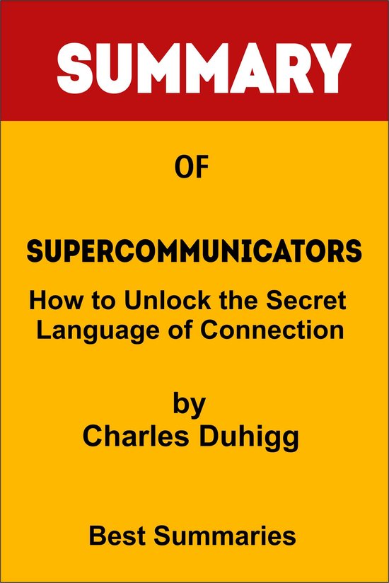 Supercommunicators (ebook), Best Summaries | 1230007429934 | Boeken | bol