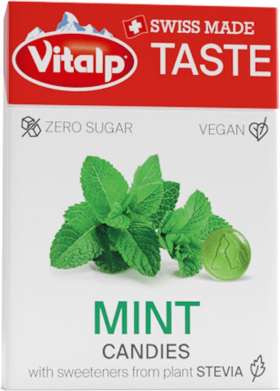 Vitalp Suikervrije Mint Snoepjes 25 g | bol