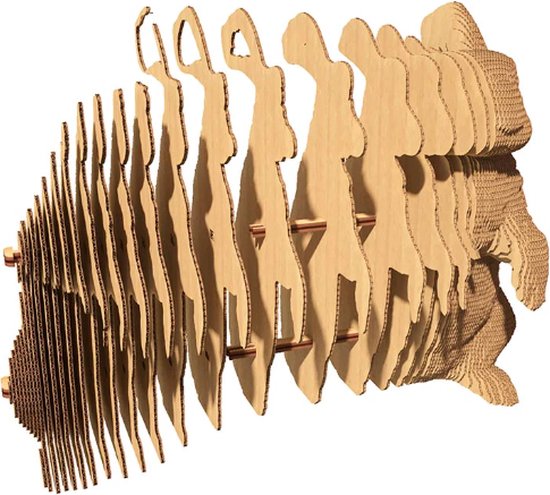 CARTONIC- Rabbit- 3D Puzzel-Speelgoed- Puzzel-DIY- Creatief- Karton ...