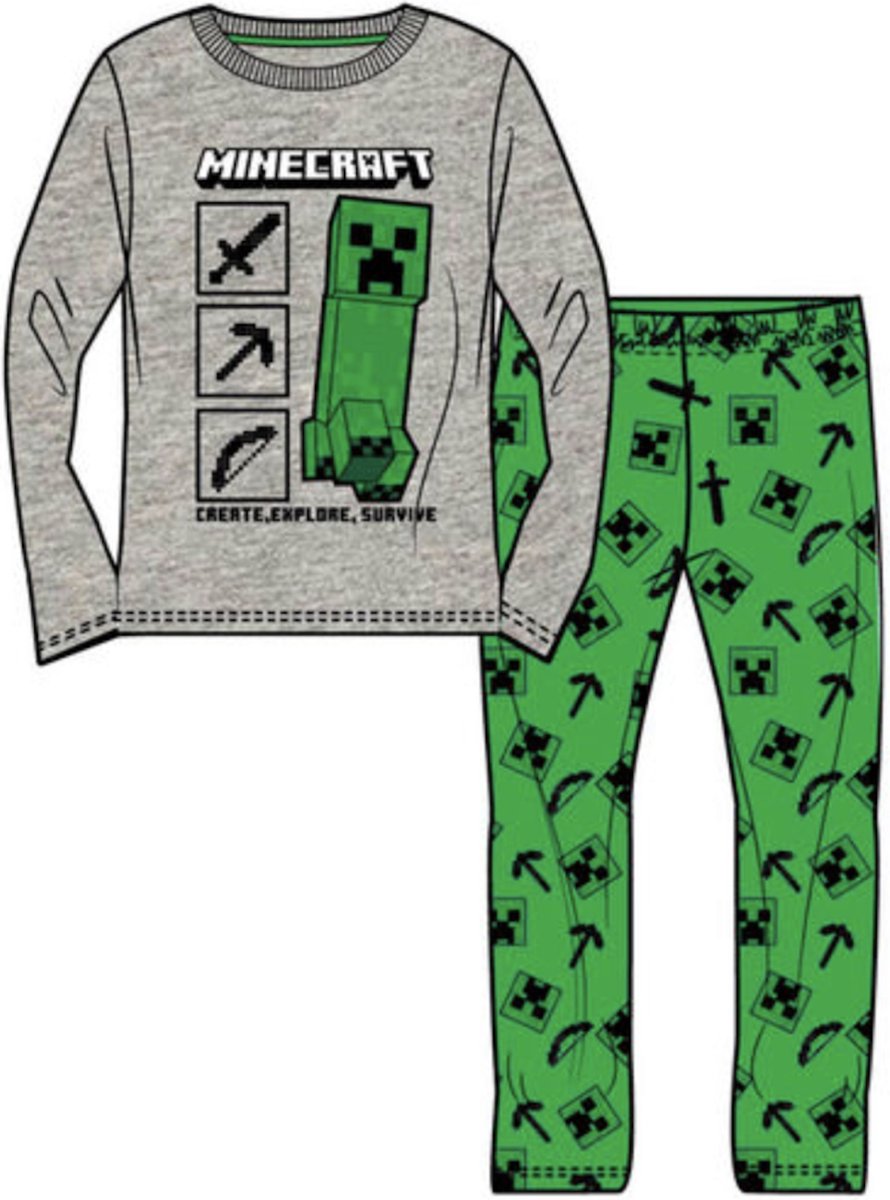 Minecraft pyjama Maat 8 jaar | bol
