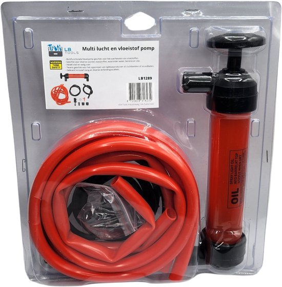 LB Tools Multi pomp voor vloeistof en lucht geschikt als hevelpomp voor ...