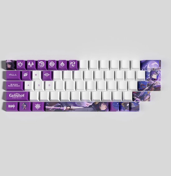 OEM Keycaps Genshin Impact Raiden Shogun - 29 Keycaps High Quality en ...
