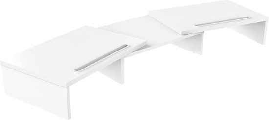 Houten Monitorstandaard PC Laptop Computerscherm Verhoger,Draaibare ...