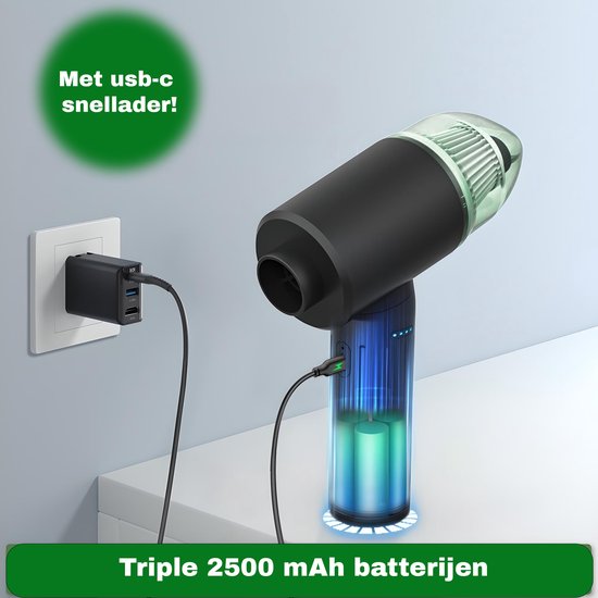 Wouw Air Duster Pro - Blazen en Zuigen - Perslucht - Kruimeldief ...