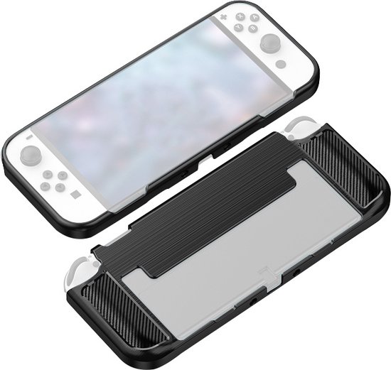 Luxe Grip Tpu Bescherm Hoes Skin Geschikt Voor Nintendo Switch Oled