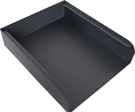 Stapelbaar postbakje/brievenbakje A4 formaat metaal grijs - Brieven ...