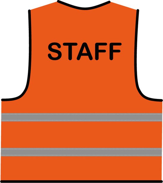 Staff hesje oranje | bol