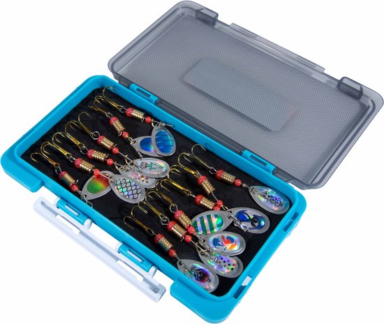 Fish4All Spinner Box 6cm (3.7g) (12pcs) | Kunstaas set | bol