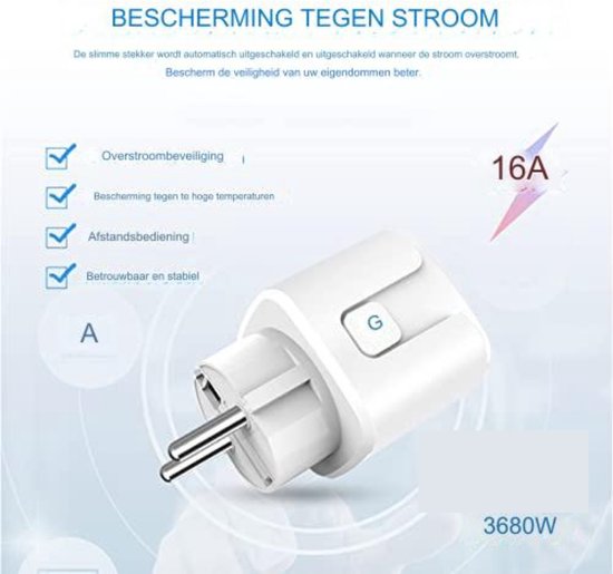 Slimme Stekker Met Energiemeter - Slimme Stekker - Smart Plug | bol
