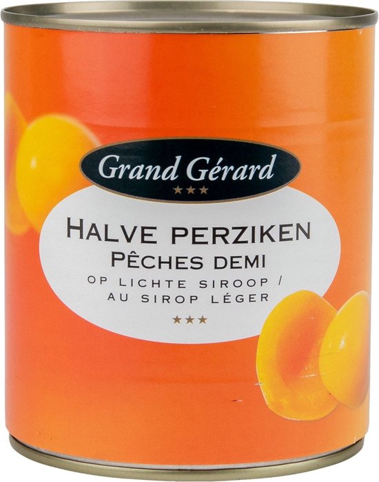 Grand Gérard Halve perziken op siroop 6 blikken x 850 gram | bol