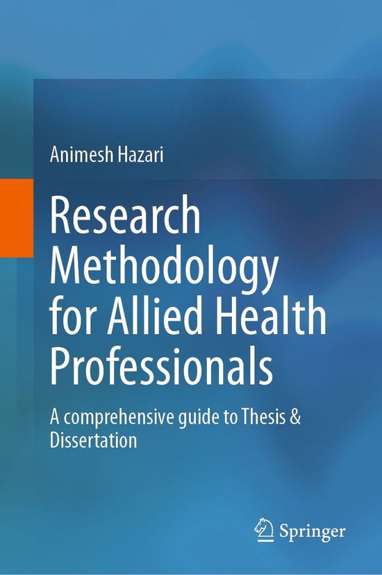 Research Methodology for Allied Health Professionals (ebook), Animesh ...