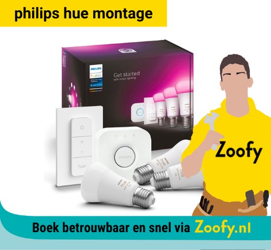 Installatie Philips Hue starterset - Door Zoofy in samenwerking met bol ...