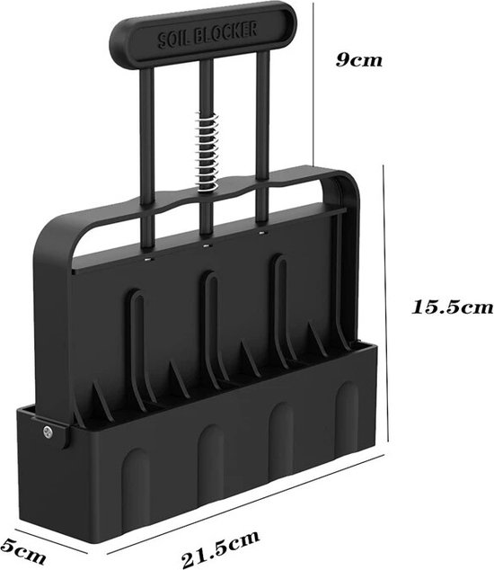 Pottenpers Kunststof 5x5 cm - Stekpotjes - Kweekpotten plastic - Kweekbak -... | bol