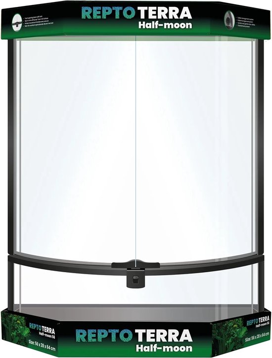 Repto Terra Half Moon 56x28x64cm - Paludarium | bol