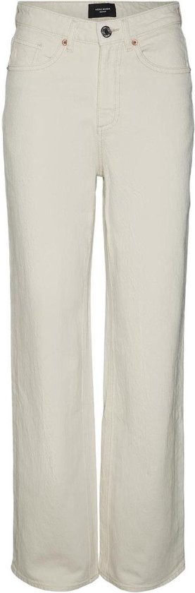 Vero Moda Jeans Vmtessa Hr Wide Jeans Ecru Ga 10287303 Ecru Dames Maat ...