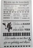 Looster-art&design Tekstbord - Spreukenbord met boeren spreuken ...