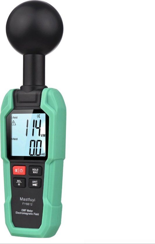 Professionele EMF-meter - Multifunctionele K2-meter - LCD-paneel ...