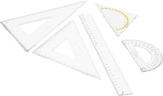 Liniaalset 5 Stuks - Transparant - Meten is Weten - Ruler set piece | bol