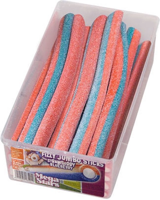 Jumbo sticks fizzy bicolor | bol