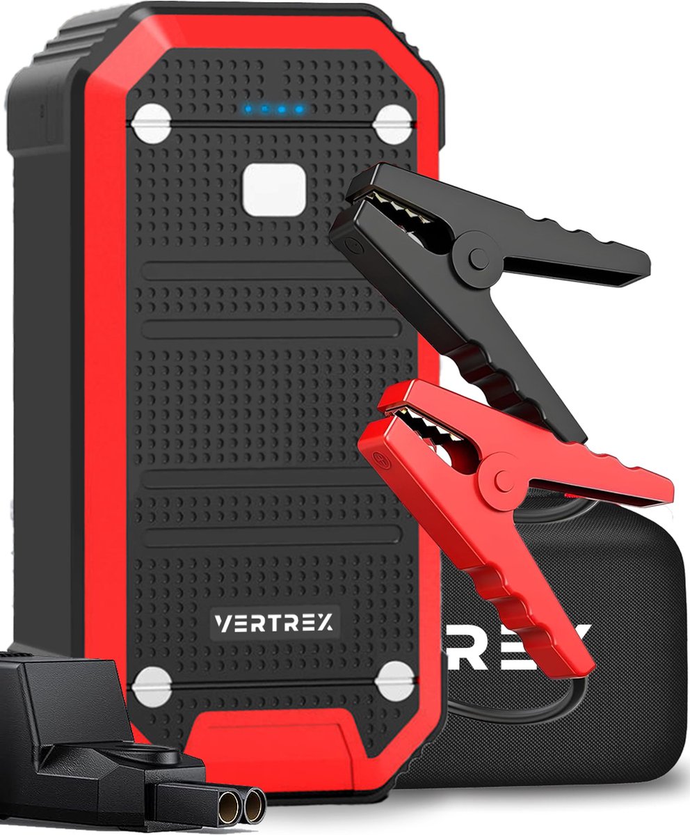 VERTREX VT-23 Jumpstarter voor Auto 600A - Powerbank - Startkabels - Starthulp -... | bol