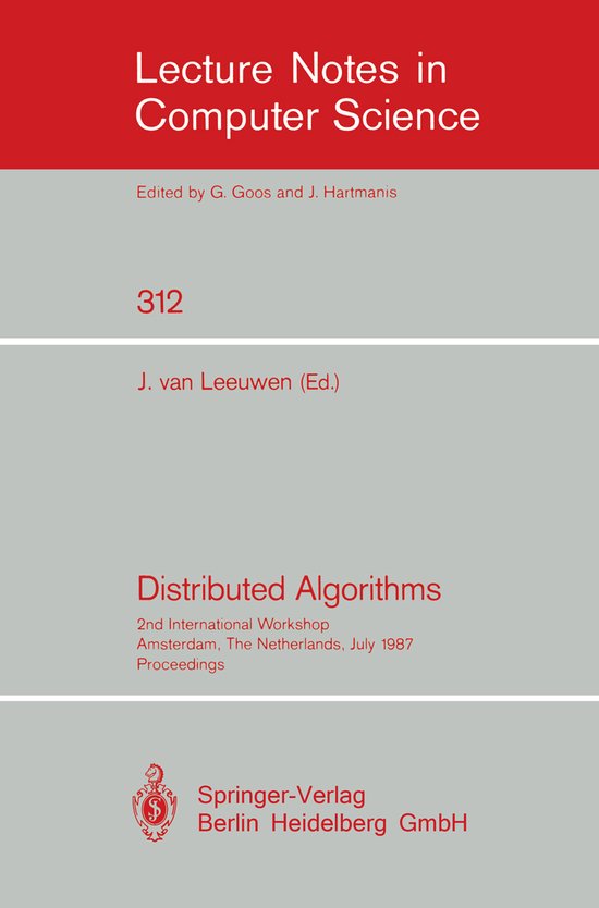Distributed Algorithms | 9783540193661 | J. van Leeuwen | Boeken | bol