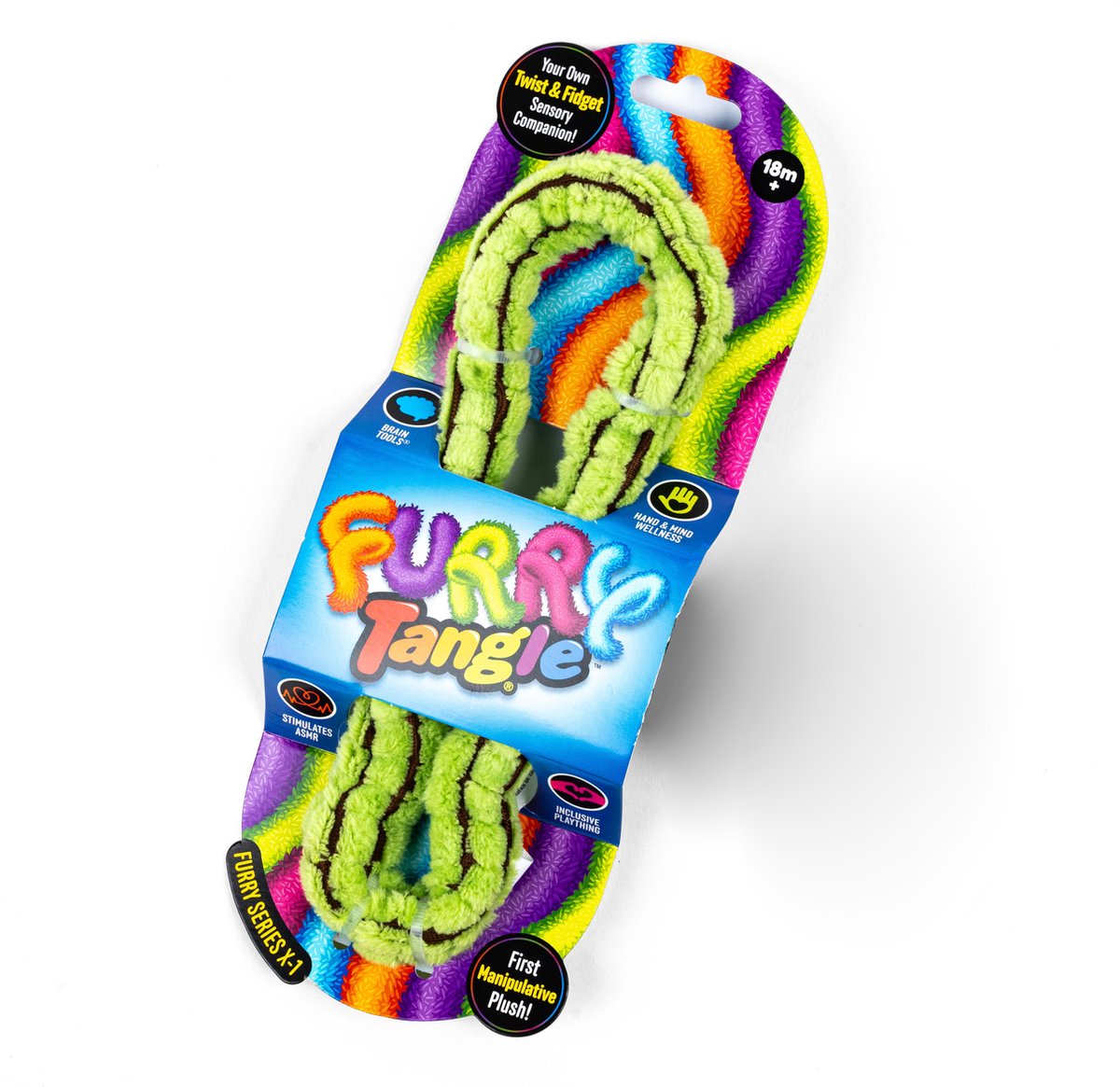 Tangle Furry Fidget - Cactus Green - Plush | bol